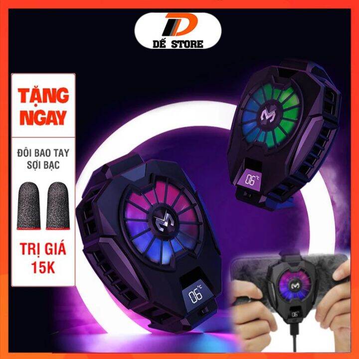 Quạt Tản Nhiệt điện Thoại Memo Dl05 Công Nghệ Sò Siêu Lạnh Hiển Thị