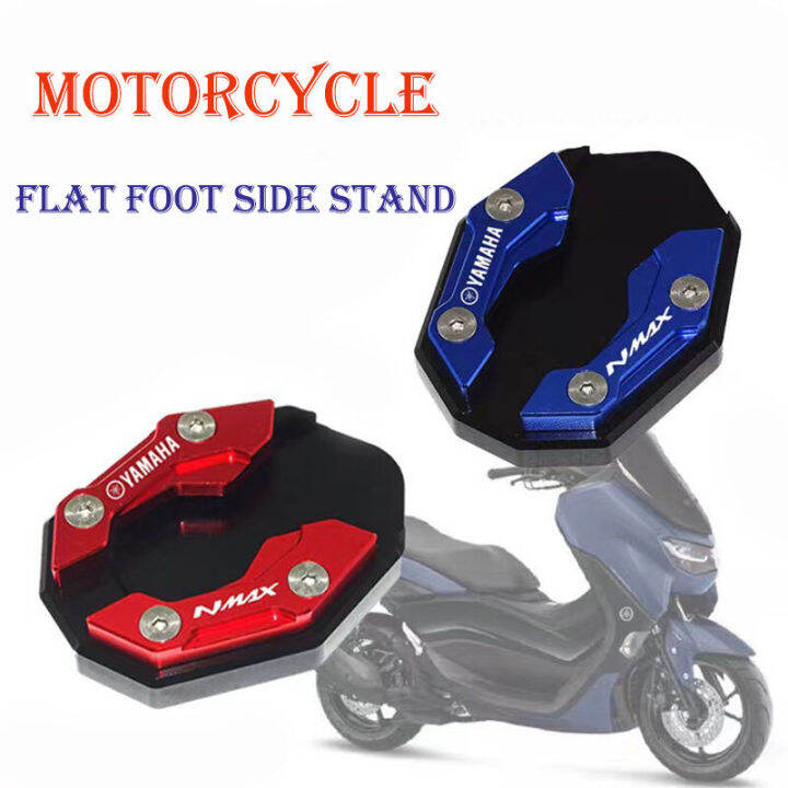 Nmax Cnc Modified Side Stand Shoes Flat Foot Extension Kickstand Pad
