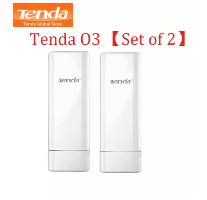 Tenda O3 Wireless 5km Point to Point Outdoor CPE ( Set of 2 ) | Lazada PH