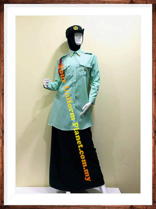 Baju Uniform Kadet Remaja Sekolah (KRS) Pemimpin Muslimah | Lazada