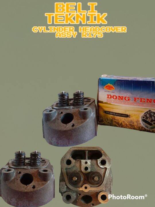 CYLINDER HEAD DEKSEL SILINDER KOP MESIN DIESEL R175 RATA DONGFENG ...