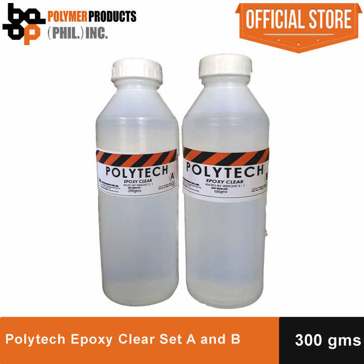 Polytech Epoxy Clear A&B Set (300gms) | Lazada PH