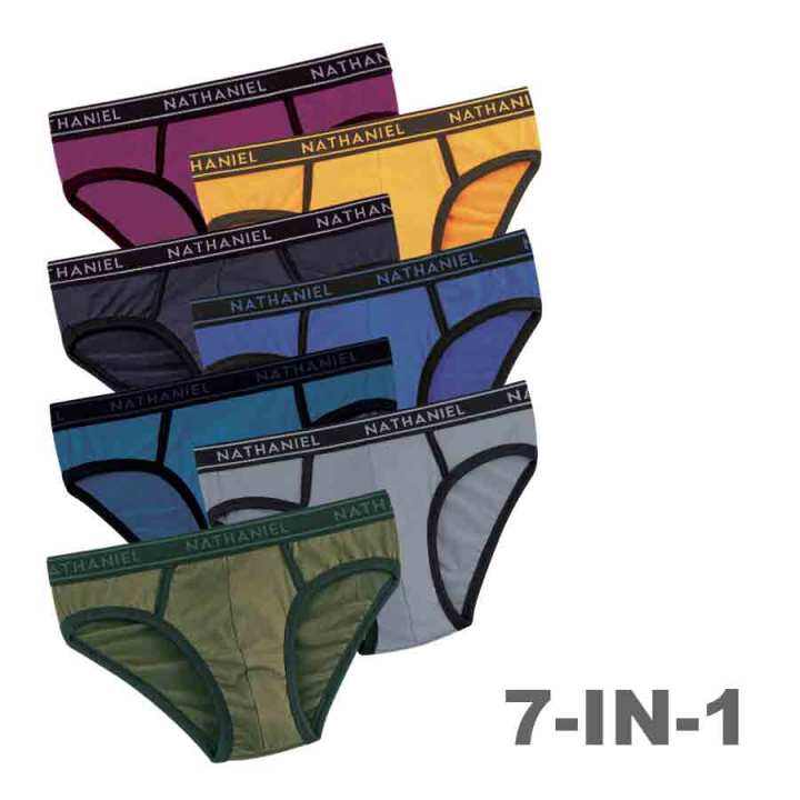 Nathaniel Atlantis 7pcs Mens Brief Polyspandex NMI | Lazada PH