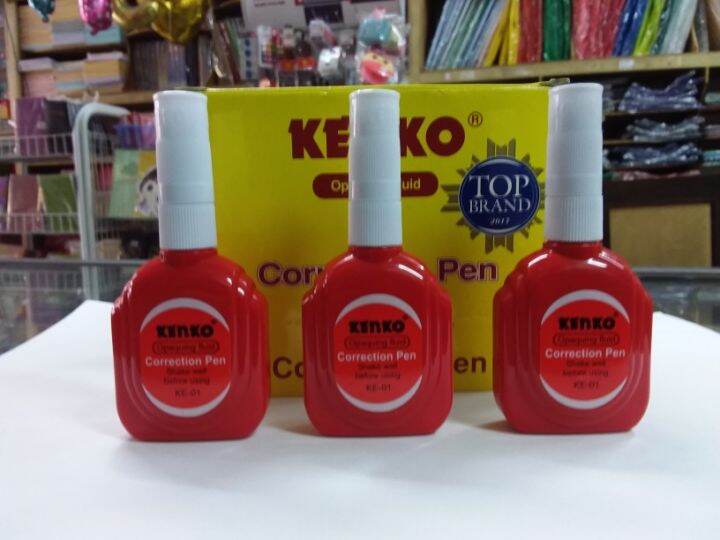 Tipe x KENKO KE01/Correction Pen/Tipe-Ex Cair/Tip Ex Kenko Merah/TipexTip X Kenko | Lazada Indonesia