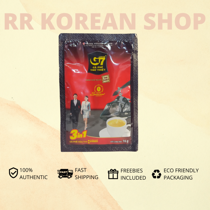 [AUTHENTIC] Trung Nguyen G7 Coffee from Vietnam 1 Sachet | Lazada PH