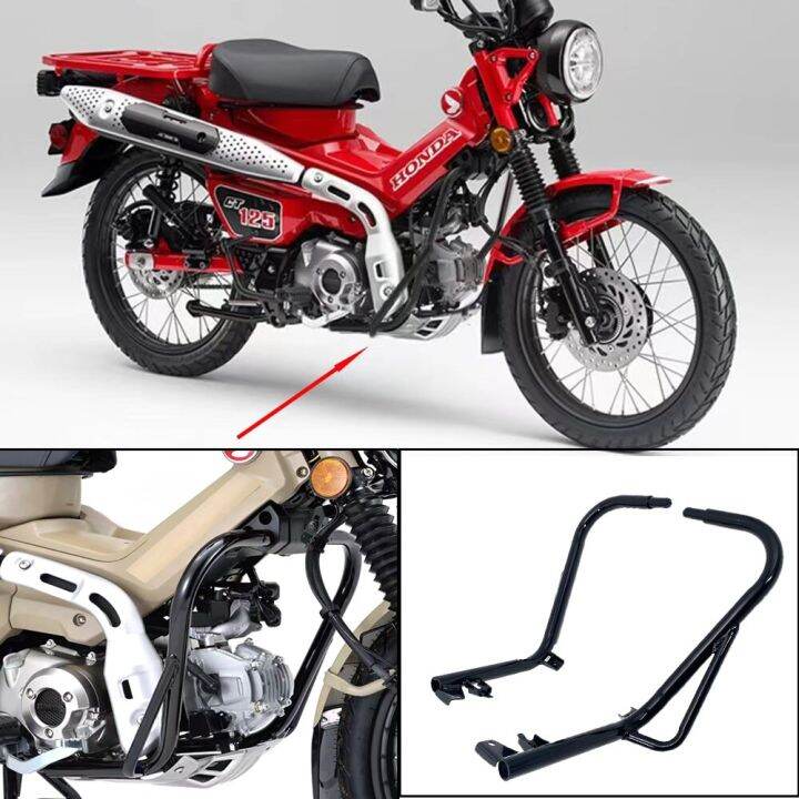 Huntercub Motorcycle Engine Protection Bar Crash Guard Bumper For Honda ...
