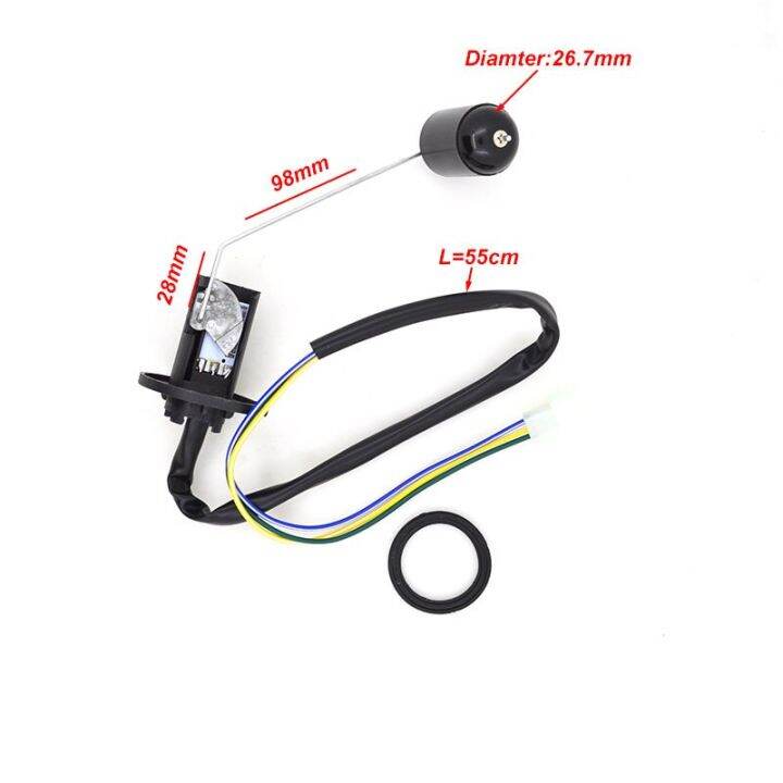 2088 Motorcycle Fuel Level Sensor Gasoline Tank Sensor Oil Float Fuel ...