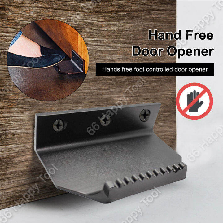 Hand Free Door Opener Touchless Foot Operated Handle Pembuka Pintu ...