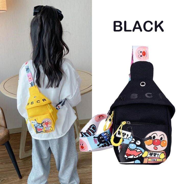 Kids Shoulder Bag Children Chest Bag Leisure Cartoon Print Kids ...