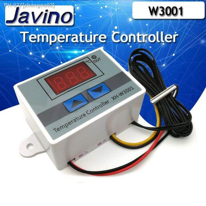 ۞ W3001 110V 220V 12V 24V Digital Temperature Controller Thermostat ...