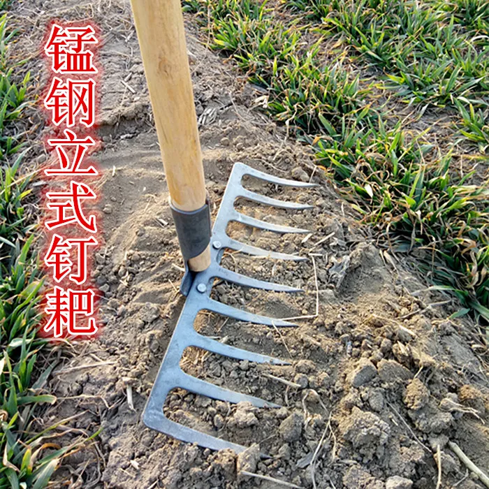 Rake farm tools, grow vegetables, loosen soil, rake iron rake, rake ...