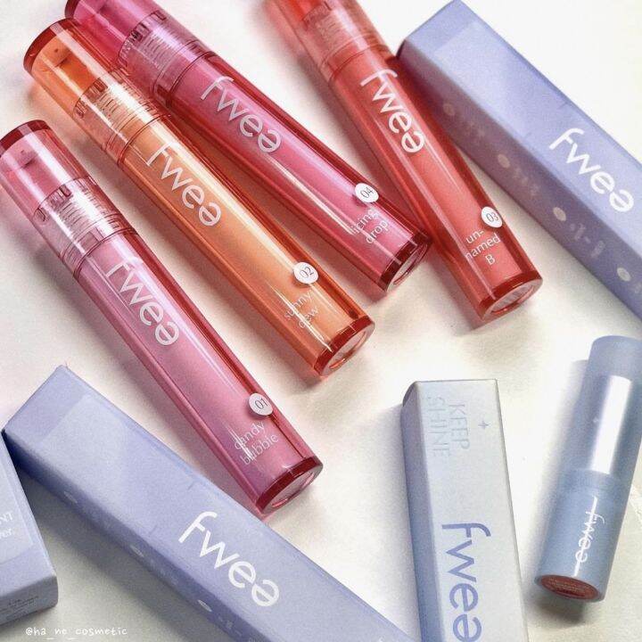 South Korea Fwee Glass tint lens labial glair lasting color ...