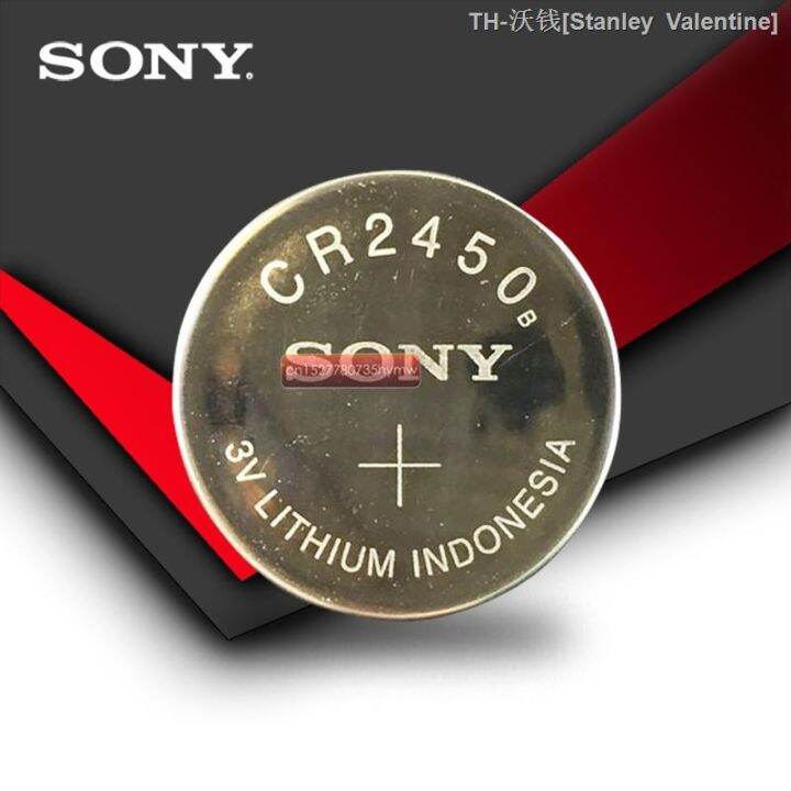1pc/lot Sony 100 Original CR2450 CR 2450 3V Lithium Coin watch Key Fobs ...