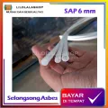 Selongsong asbes putih/selang asbes anti panas ukuran 6 mm | Lazada ...