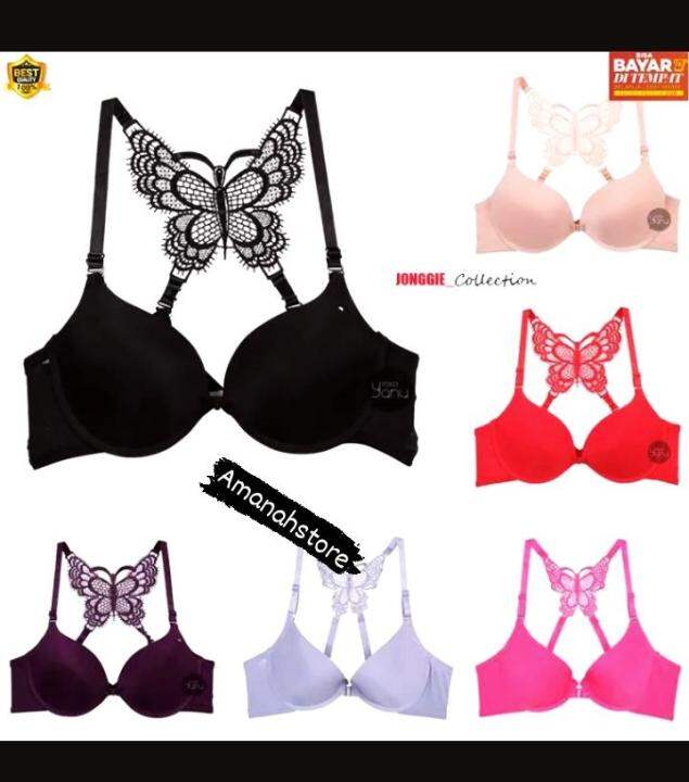 COD BERLAKU BH Kupu-Kupu Busa Sedang / BRA Butterfly Kait Depan BH ...