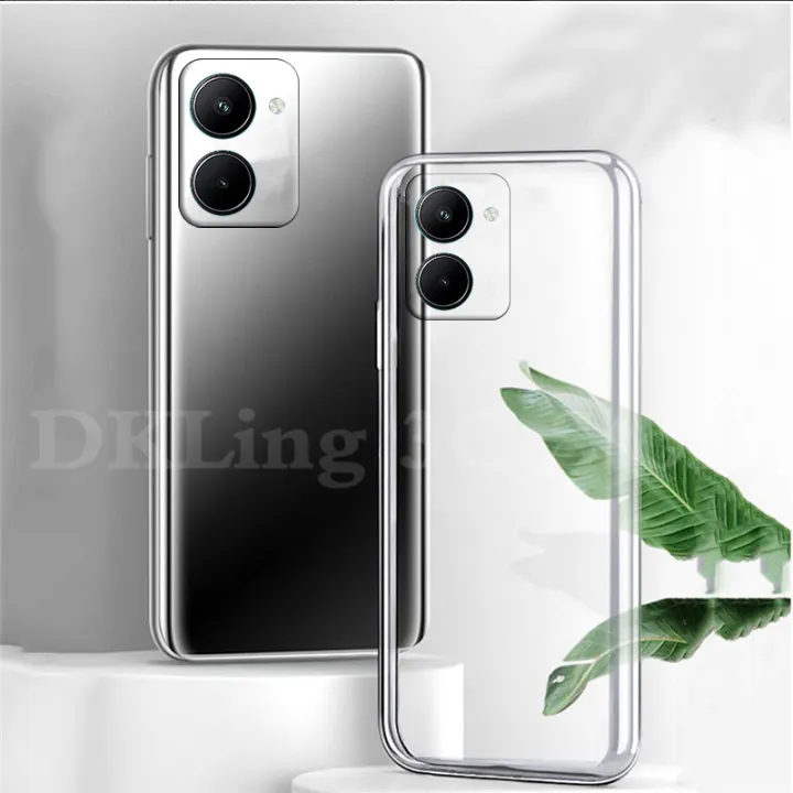 โทรศัพท์ปลอก Realme C33ใสซิลิโคนอ่อนนุ่มล้างกันกระแทกกรณีโทรศัพท์มือถือ ...