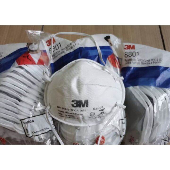 3M 8801 pff-2 made in brazil original mask | Lazada PH