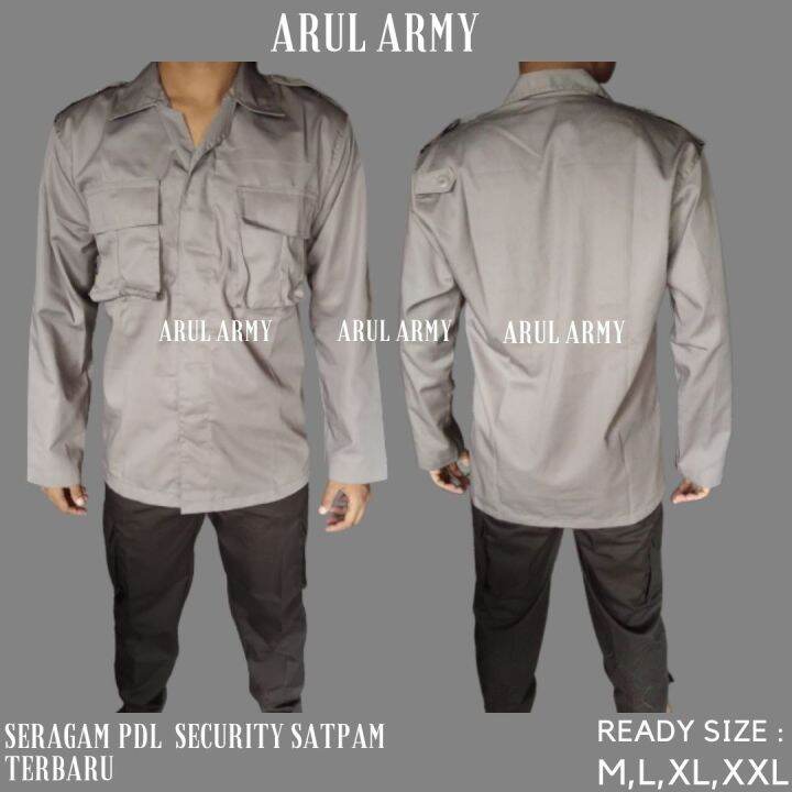 baju seragam setelan pdl pdh security satpam keamanan brimob terbaru ...