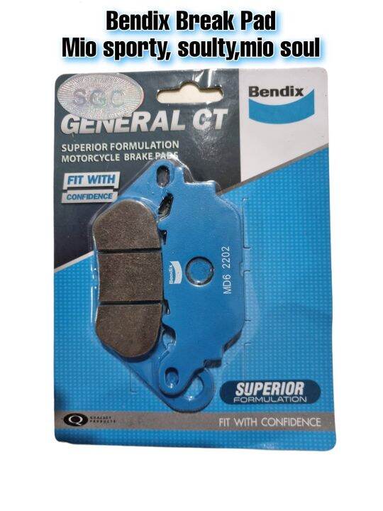 BENDIX BRAKE PAD FOR MIO SPORTY, SOULTY, MIO SOUL | Lazada PH