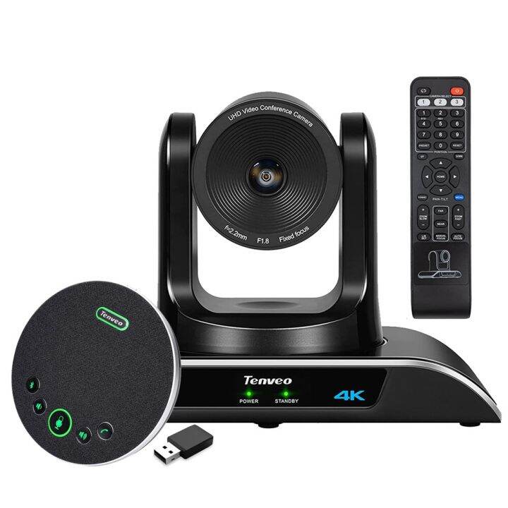 4K PTZ Conference Camera With 5X Digital Zoom AI Tracking Gesture ...