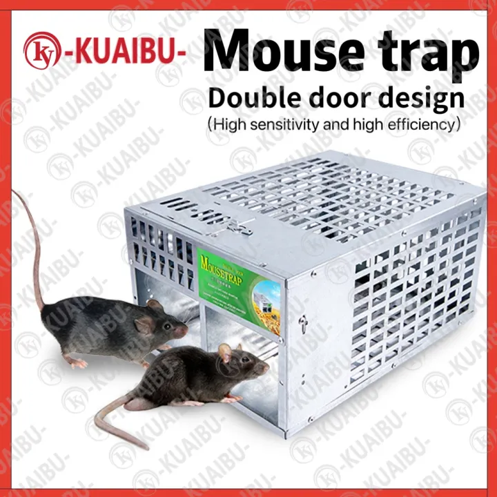 ⚡️ COD ⚡️KUAIBU High Quality Double-door Big Mouse Rats Live Trap Cage ...