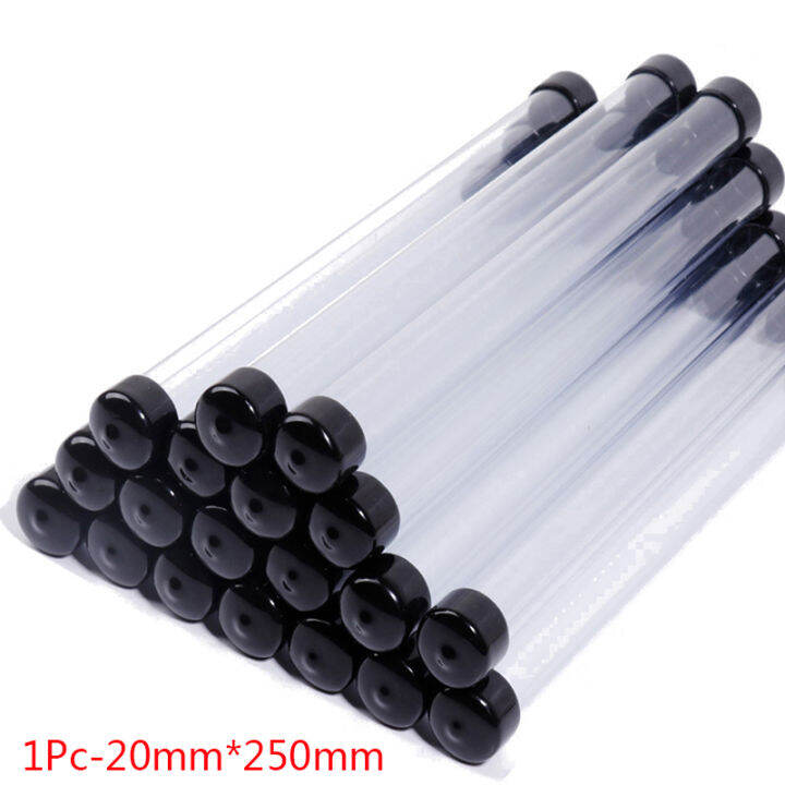 Graceful Transparent PVC Pen Box Rotating Pen Storage Tube Clear Pen ...