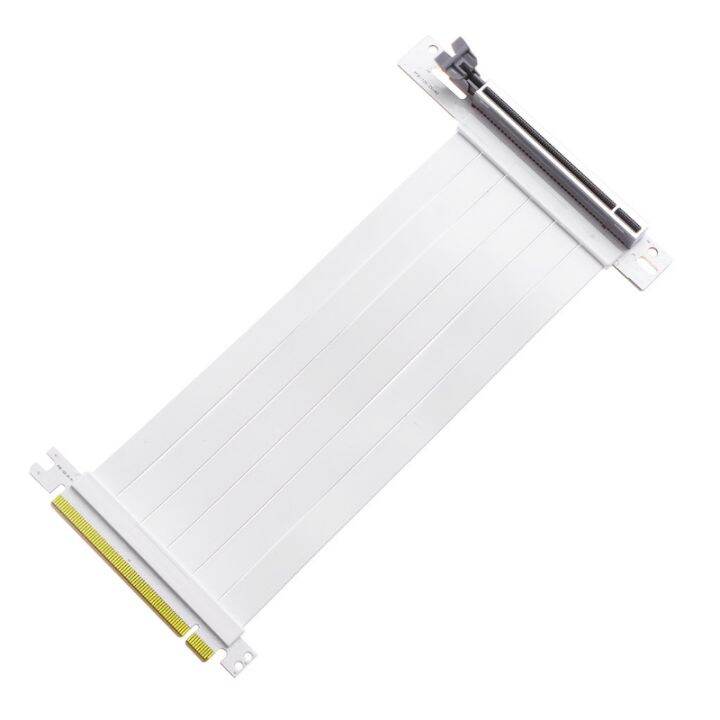 White PCI Express 16x Flexible Cable Card High Speed Extension Port ...