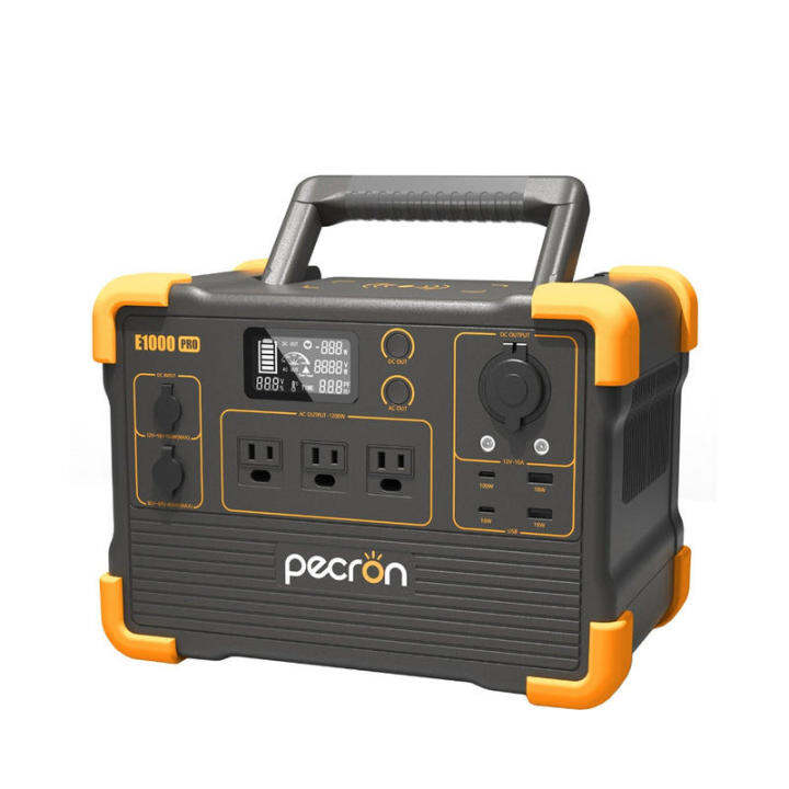 PECRON E1000 PRO Portable Power Station 1200W/1000Wh แบตเตอรี่สำรองพกพา ...