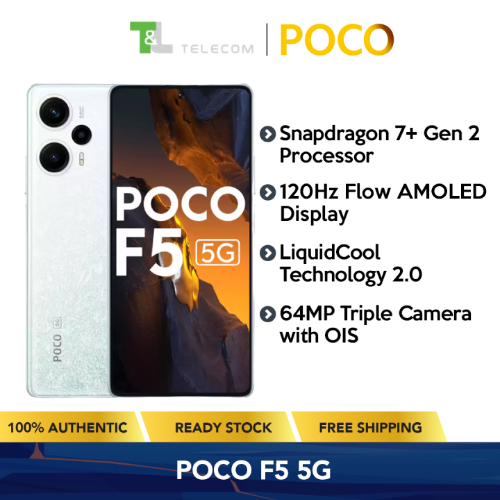 POCO F5 Dual SIM 8GB/12GB + 256GB - Free Shipping | 120Hz Flow AMOLED ...