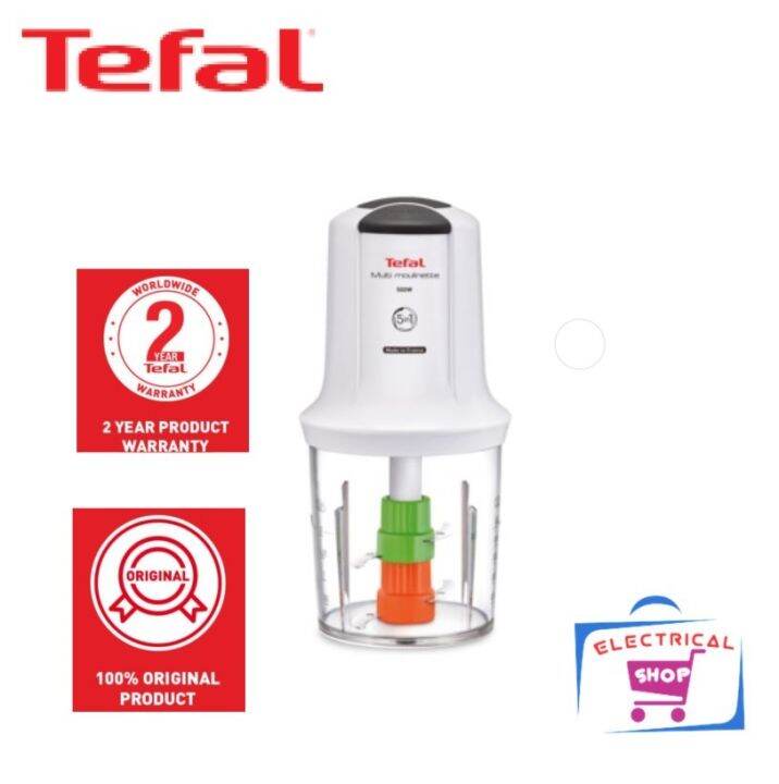 Tefal Chopper (5 IN 1) MQ722 Multi Moulinette 4 Blades, Mince Grind ...