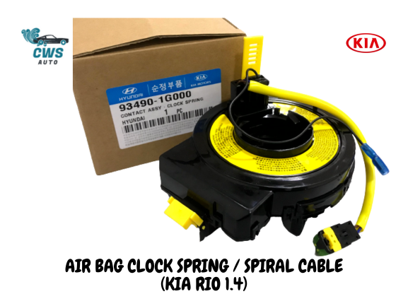 KIA AIR BAG CLOCK SPRING / SPIRAL CABLE ASSY FOR KIA RIO 1.4 ( PART NO ...