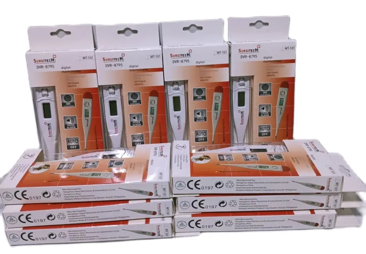 Surgitech Digital Thermometer MT- 101 (10Pcs/Box's) | Lazada PH