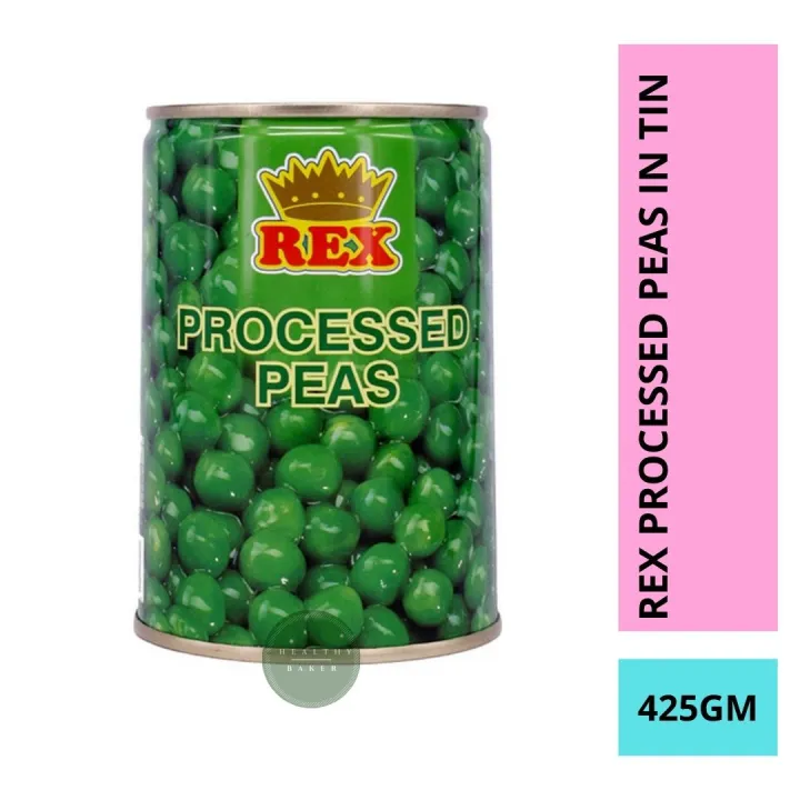 READY STOCK REX PROCESSED PEAS 425G / KACANG PEA / KACANG HIJAU ...