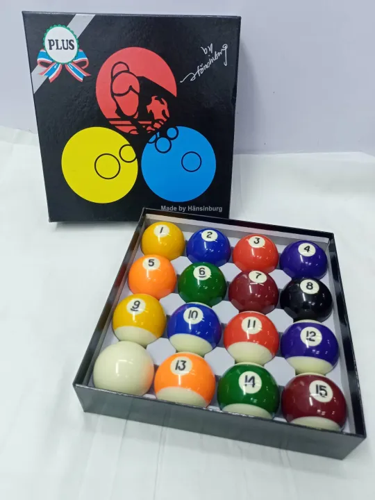 1 set Hansinburg Billiard Ball Set / standard size for billiard table ...