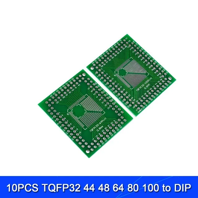 10PCS Adapter PCB Circuit Board Kit SMD QFP LQFP QFN FQFP Turn To DIP SOP MSOP SSOP TSSOP SOT23 ...