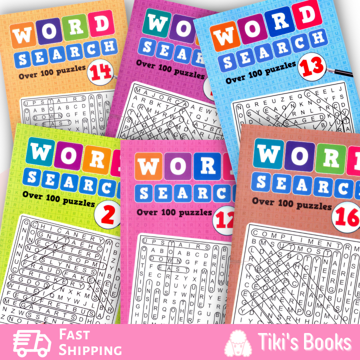 Word Search Puzzle Book | 144 Pages of Word Find | Paperback | Word ...