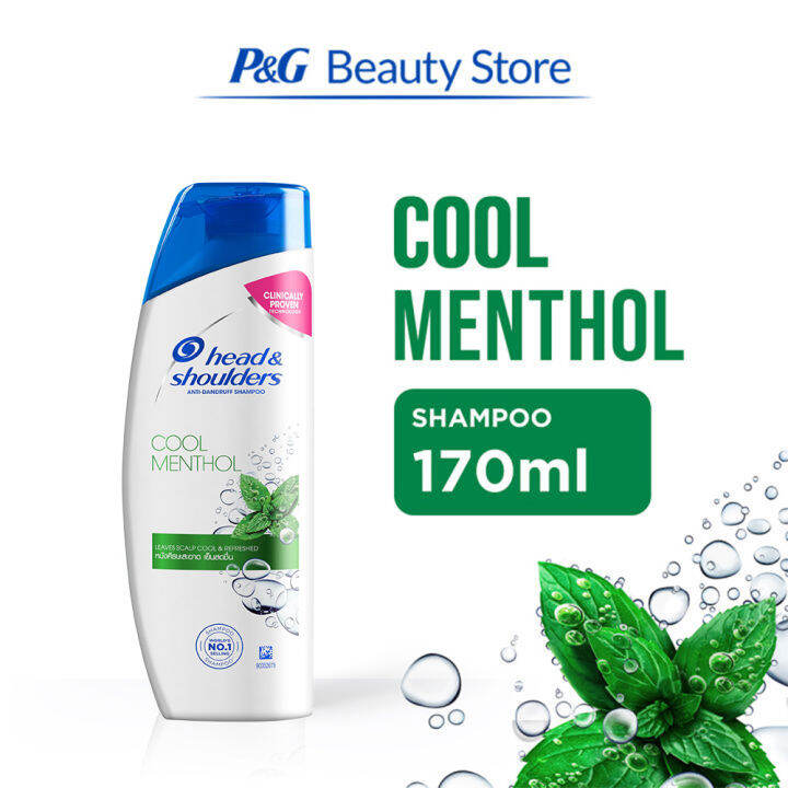 Head & Shoulders Cool Menthol Shampoo 170ml [Anti-Dandruff] | Lazada PH