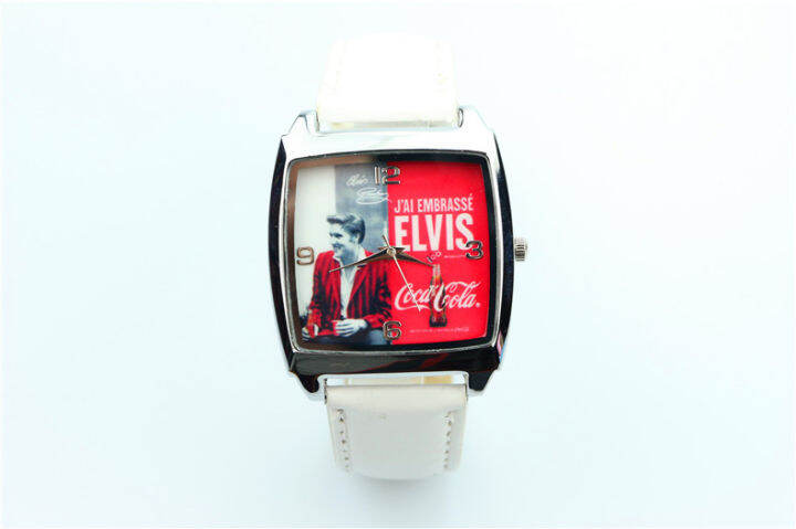 นาฬิกาควอตซ์สำหรับเด็กรุ่น Aaron Presley Coca-Cola นาฬิกาสำหรับทั้งหญิง ...
