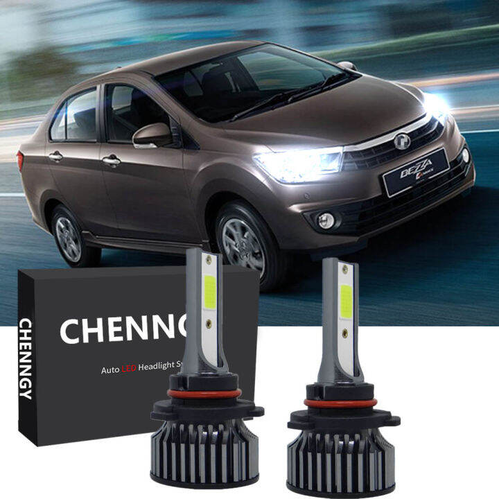 2PC for Perodua Bezza 6000K LED Headlamp HeadLight Light Bulb Low Beam ...