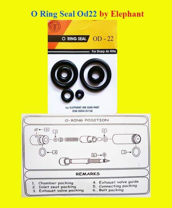 O ring seal od22 for sharp innova / tiger by Elephant | Lazada Indonesia