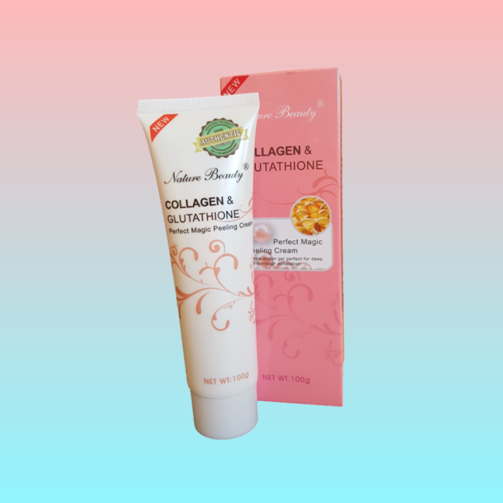 Nature Beauty Collagen And Glutathione Magic Peeling Cream, Gently ...
