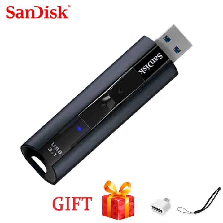 100% Sandisk Pendrive Memory Usb Stick CZ880 Extreme PRO 128GB USB 3.1 ...