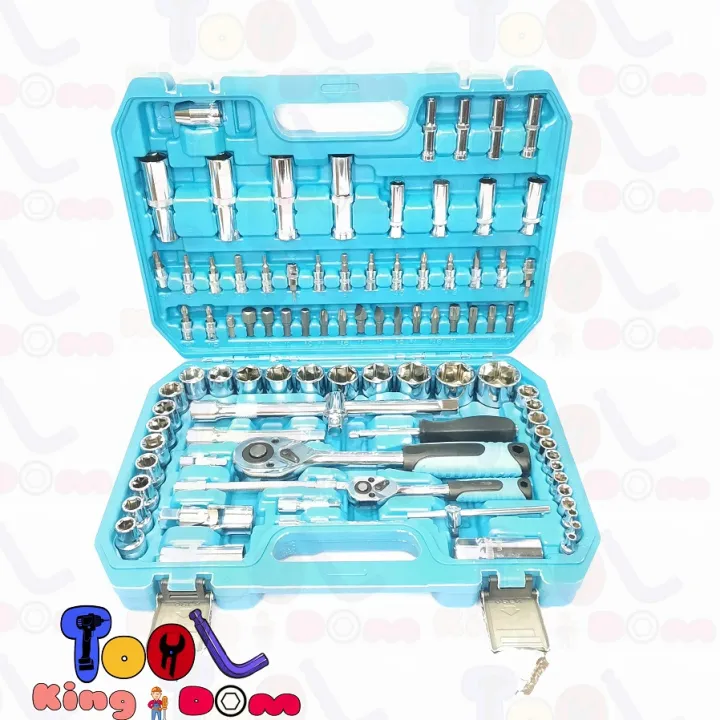 FLYMAN ORIGINAL 94 Pcs. 1/2" + 1/4" Drive Socket Set | Lazada PH