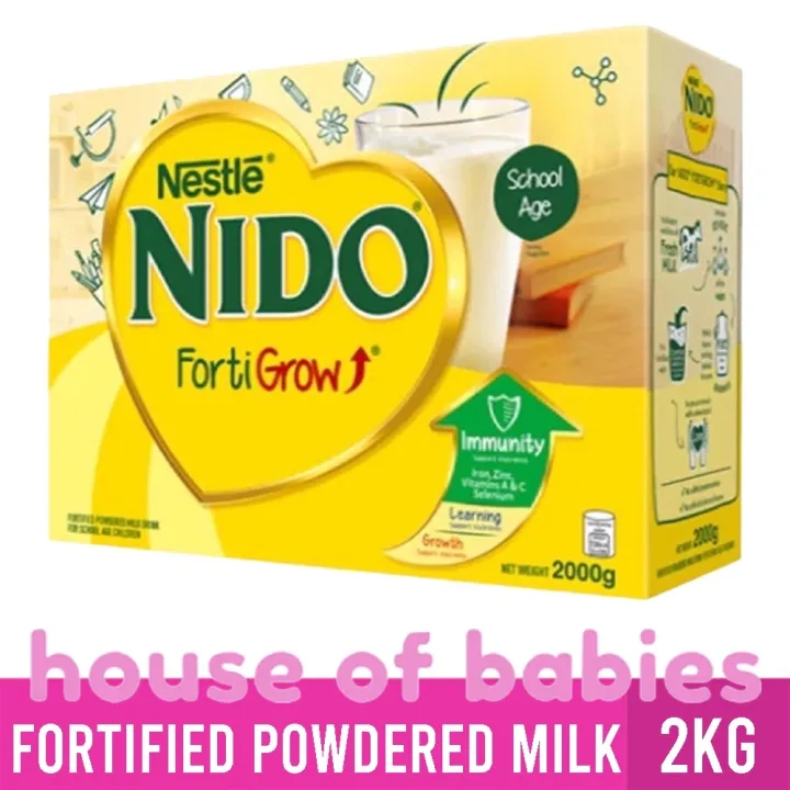 NIDO FORTIGROW 2kg Fortified Powdered Milk Drink | Lazada PH