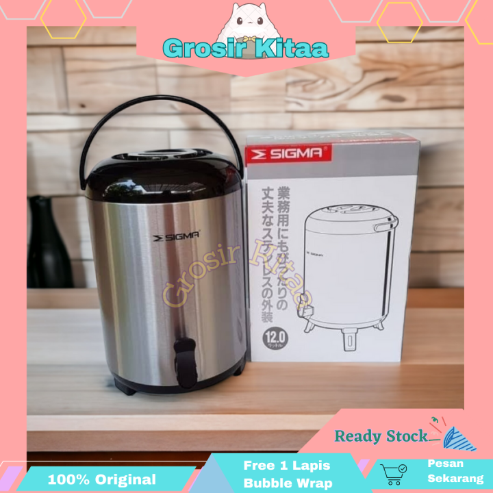 Dispenser termos water jug air panas / dingin Sigma 12 liter | Lazada ...