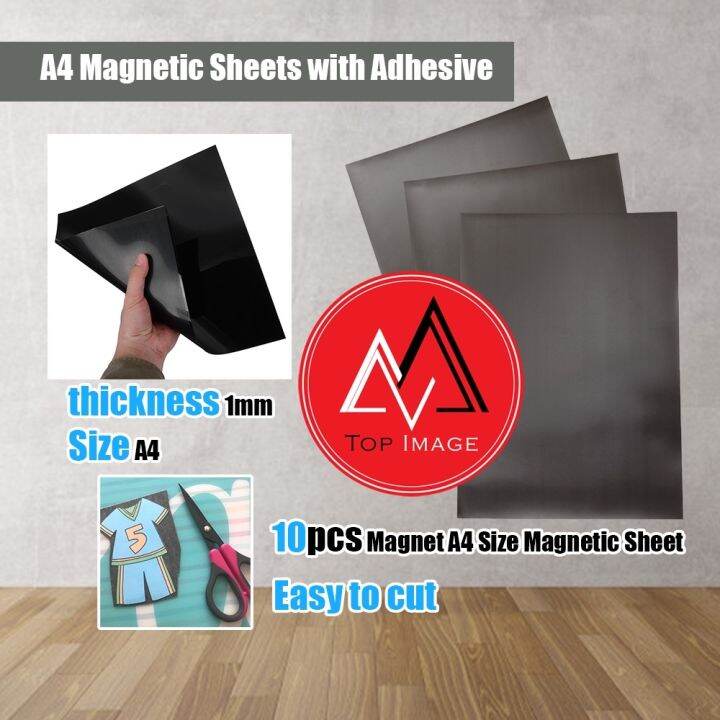 Magnetic Sheet A4 Size 10pcs Ordinary Cuttable Ref Magnet 1mm | Lazada PH