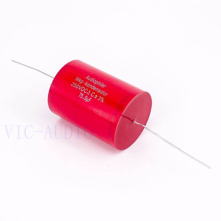 1PC Audiophiler Mkp Capacitor 75Uf 250V DC 3% HIFI Fever Electrodeless ...