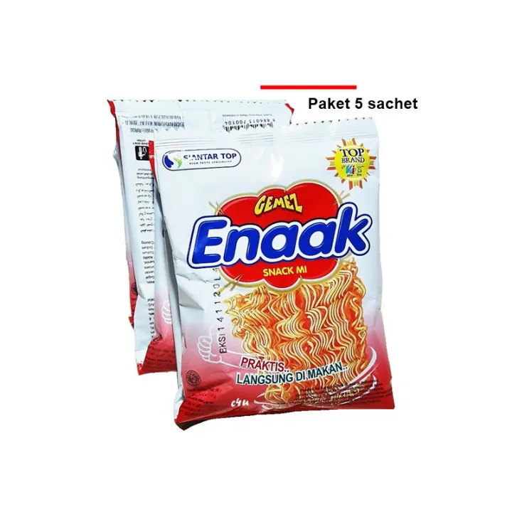 Gemez Enaak Snack Mie - Kemasan Mini Paket 5 pcs | Lazada Indonesia