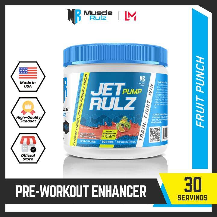 Muscle Rulz Jet Rulz Pump Pre Workout - 30 Servings | Lazada PH