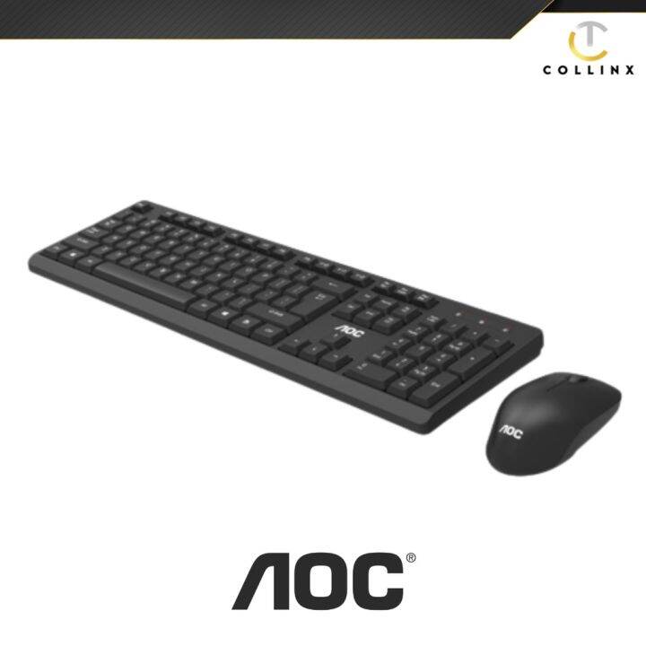 AOC Wireless Keyboard and Mouse Combo KM-210 | For Laptop and Desktop ...